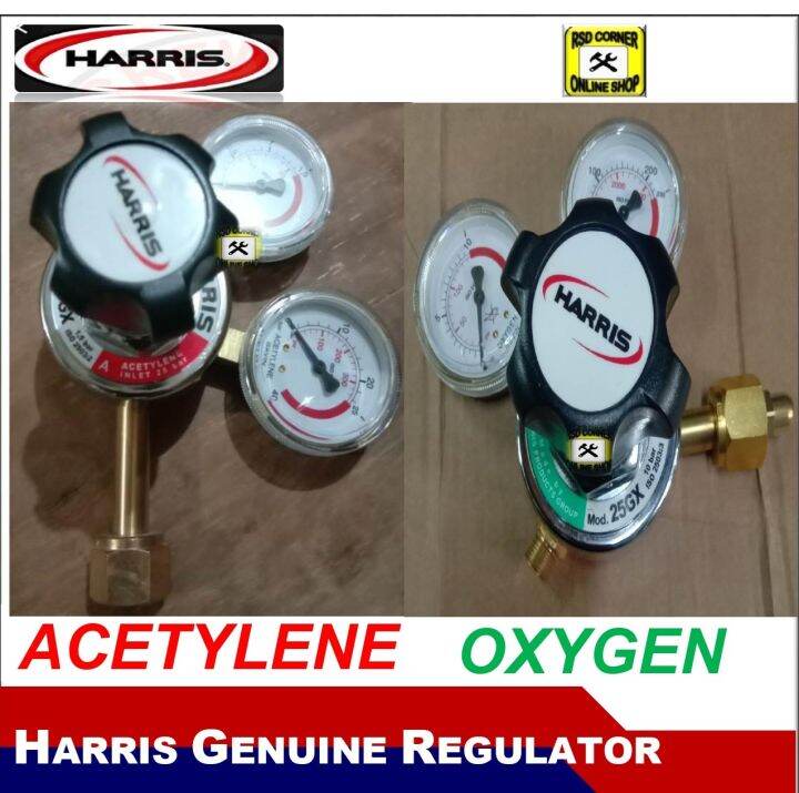 Genuine Harris Oxygen / Acetylene Regulator | Lazada PH