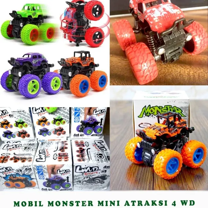Mobil Monster Zap Mainan Mobil Jip anak Off Road 4 Drive ( Tanpa ...