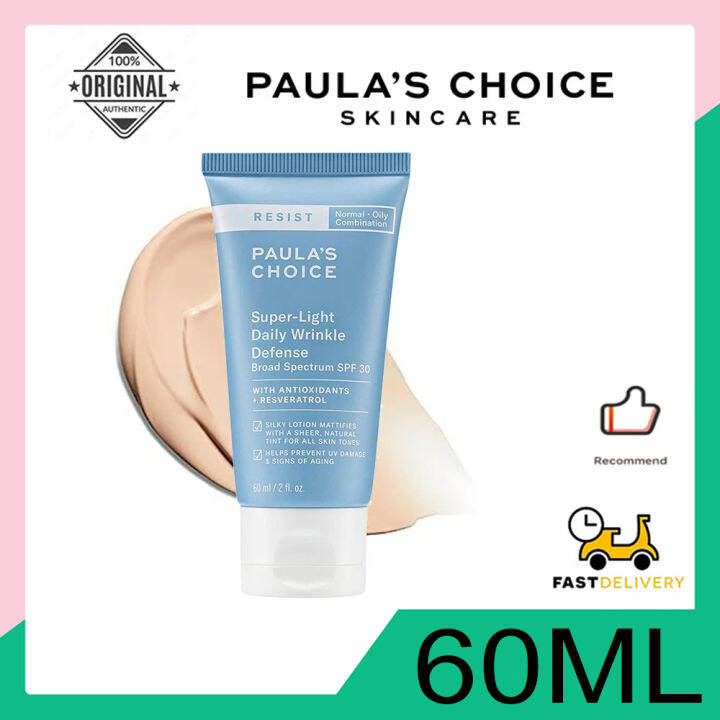 Paula’s Choice Resist Daily Wrinkle Defense SPF 30 Face Moisturizer UVA ...