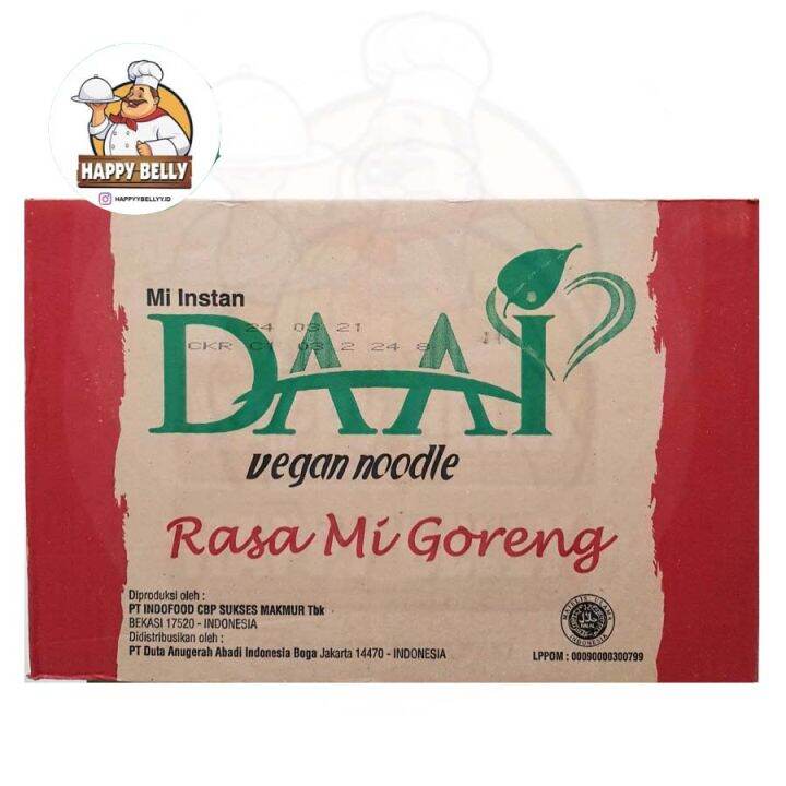 Mie Instan Daai Vegan Noodle 1 dus (40 bungkus) | GORENG / SOTO | Lazada Indonesia