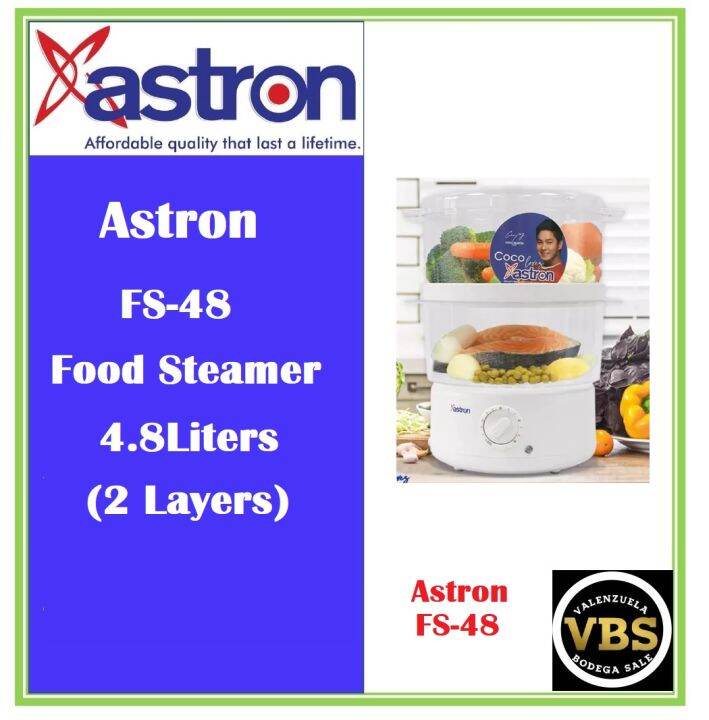 Astron FS-48 Food Steamer 4.8 Liters FS-48 | Lazada PH