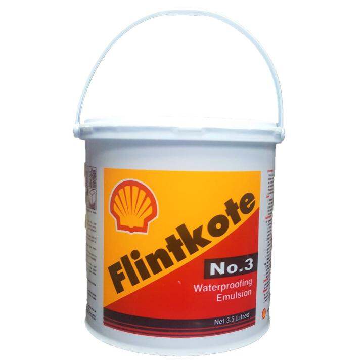 Shell Flintkote Waterproofing Emulsion No.3 - 3.5L | Lazada PH
