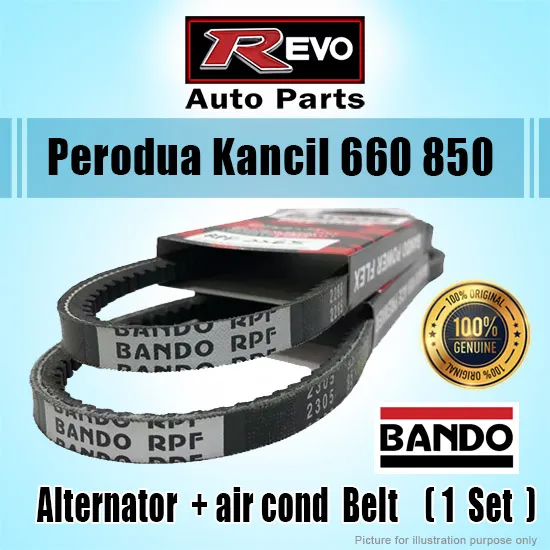 BANDO PERODUA KANCIL 660 850 Belting ALTERNATOR FAN BELT 2305 2265 ...