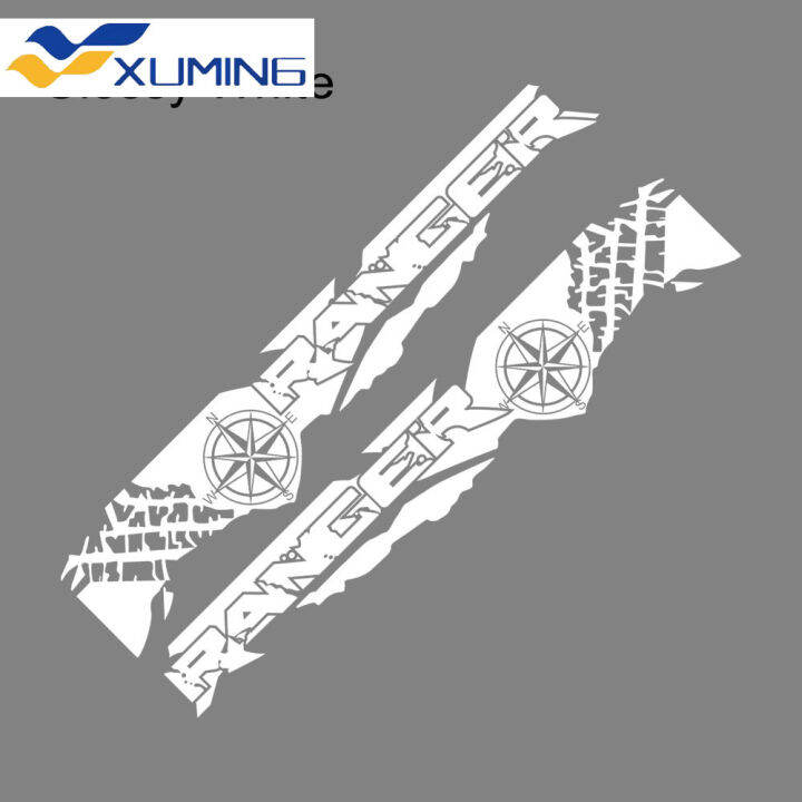 2PCS Vinyl Car Stickers Tire Stamping Compass Adventure Off Road ...