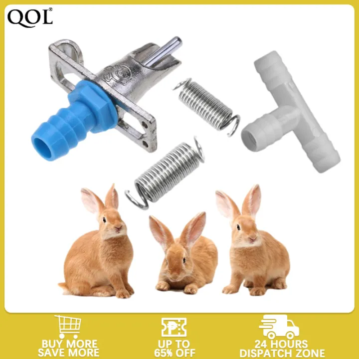 Qinoulieran Rabbit Waterer Rodent Rat Feeder Drinking Fountain Rabbit ...