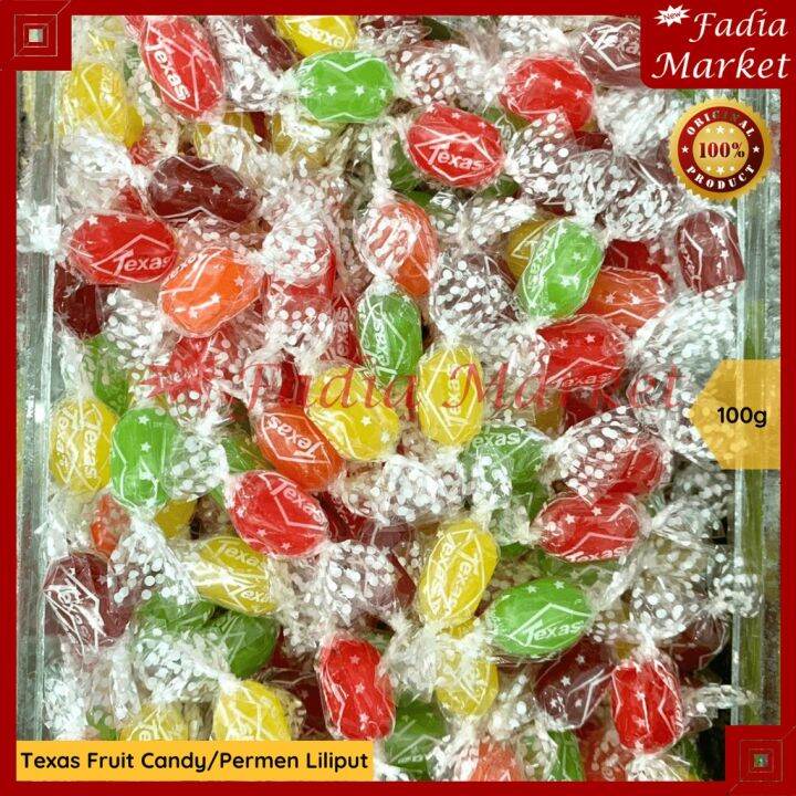 Texas Fruit Candy Permen Liliput Buah Mini Kecil 100g | Lazada Indonesia