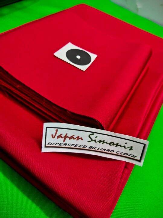 JAPAN SIMONIS [red] BILLIARDS TABLE CLOTH/ TAPETE/FELT | Lazada PH