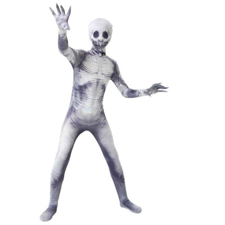 Kids Toy Store Zombie Jumpsuit Halloween Cosplay Costume Kid Skeleton ...