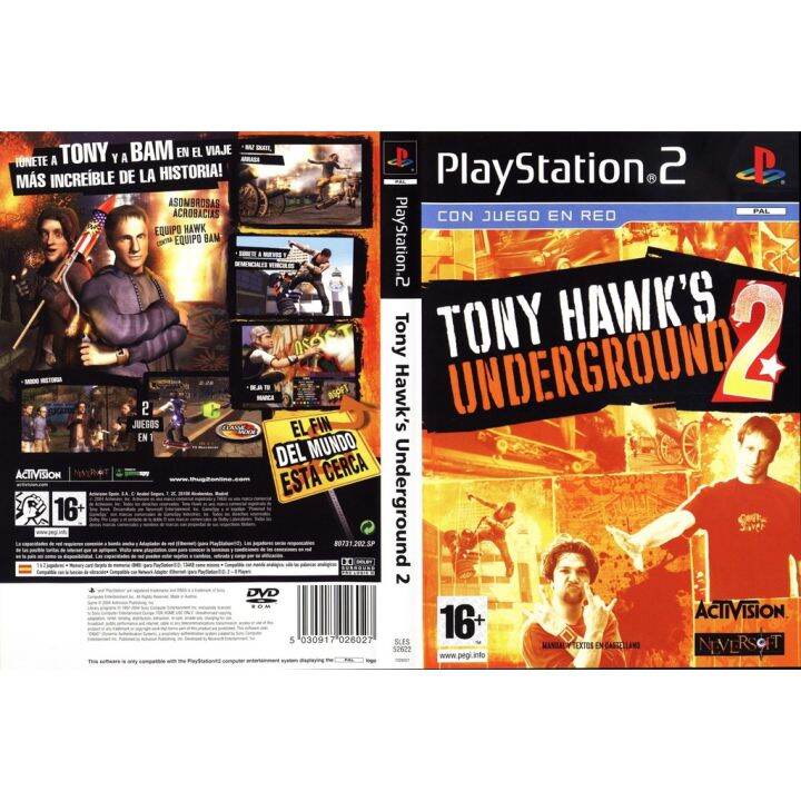 แผ่นเกมส์ PS2 Tony Hawk's Underground 2 คุณภาพ ส่งไว | Lazada.co.th