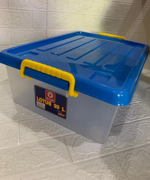 Box countainer sunlife lotus ukuran 20 liter | Lazada Indonesia