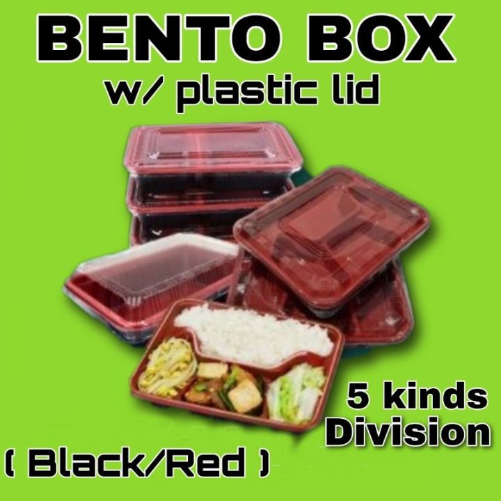 Bento Box Tray with Lid 1 to 5 Compartment Sold per piece | Lazada PH