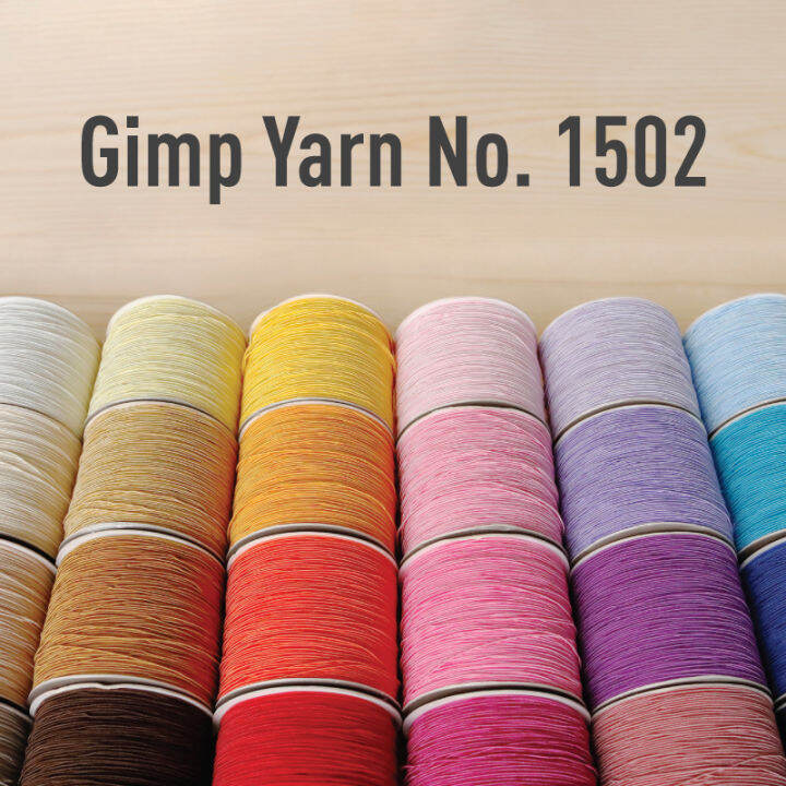 MOMOTARA No.1502 เส้นด้ายกลม เส้นด้ายกิมป์ Gimp Yarn ขนาด 0.1 CM ยาว ...