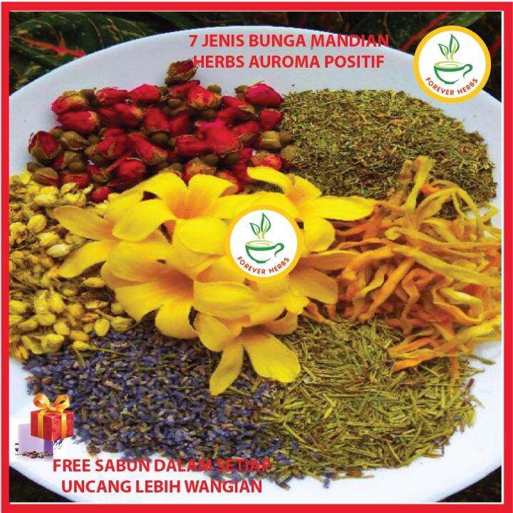 [1 Uncang] Bunga Wangian Herba Mandian Aura Positif Easy To Use Ready ...