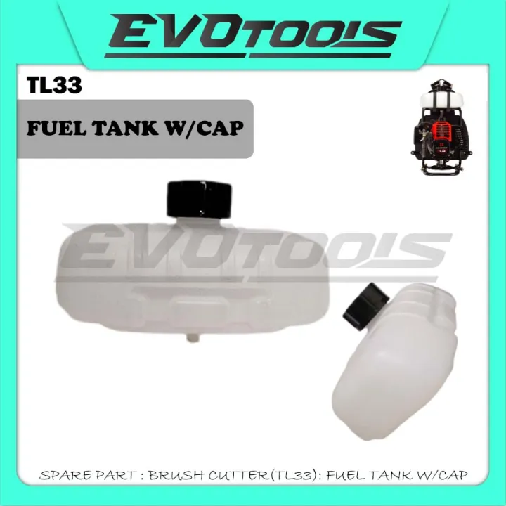 SPARE PART (TL33) : FUEL TANK W/CAP BRUSH CUTTER/TANGKI MINYAK MESIN ...