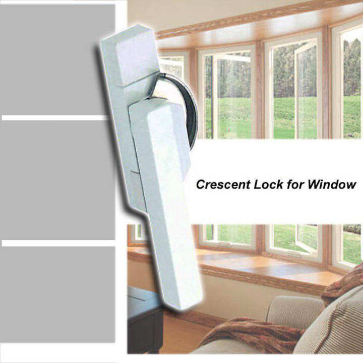 Sliding Handle Crescent Lock Halfmoon Lock for Sliding Window | Lazada PH