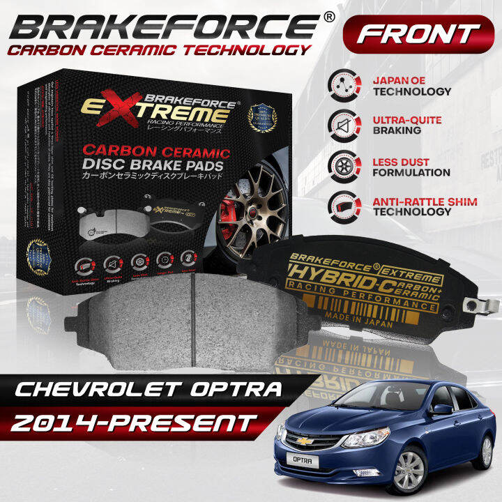 BrakeForce Extreme Carbon Ceramic Front Brake Pads For Chevrolet Optra ...