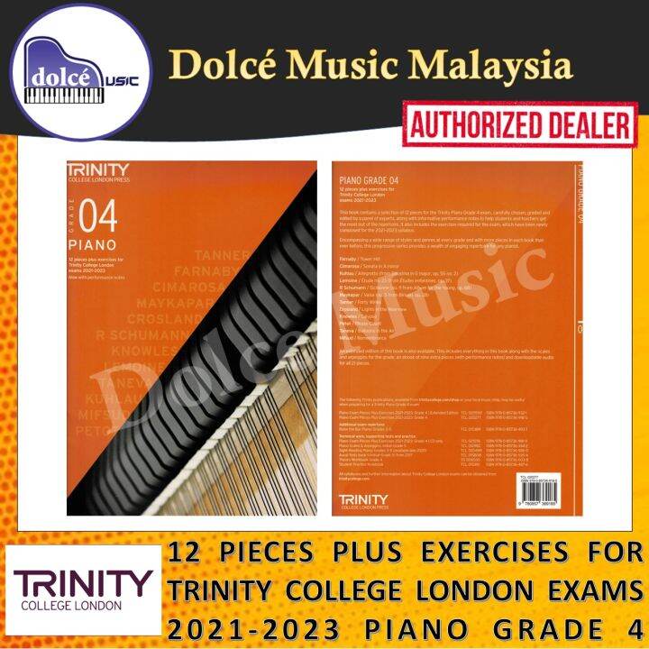 Trinity 12 Pieces Plus Exercises For Trinity College London Exams