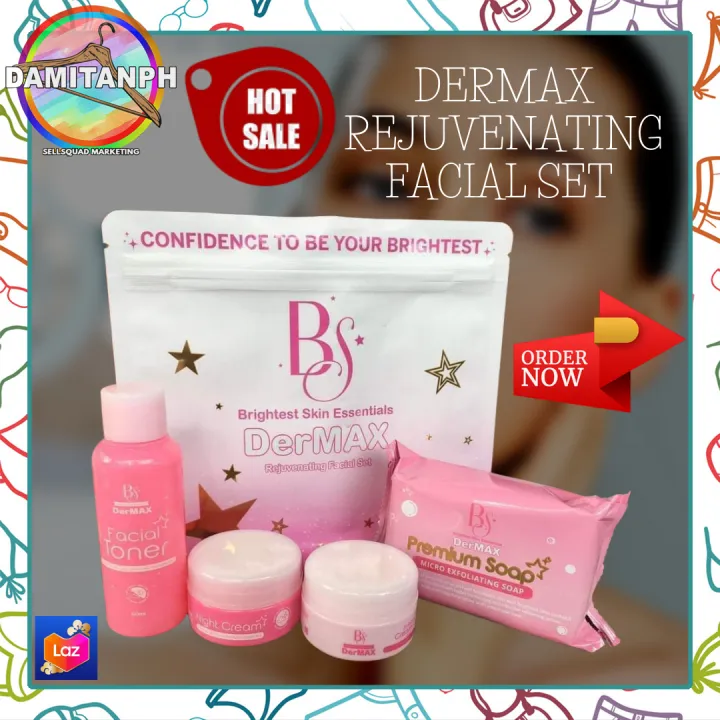BRIGHTEST SKIN DERMAX REJUVENATING FACIAL SET ESSENTIALS | prevents ...