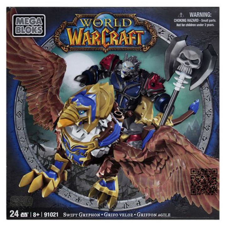 Mega Bloks Construx World Of Warcraft 91021 Swift Gryphon Alliance ...