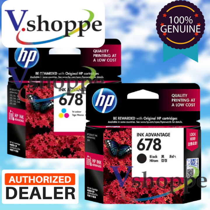 HP 678 HP678 Black and Color Full set Cartridge : HP DeskJet Ink ...