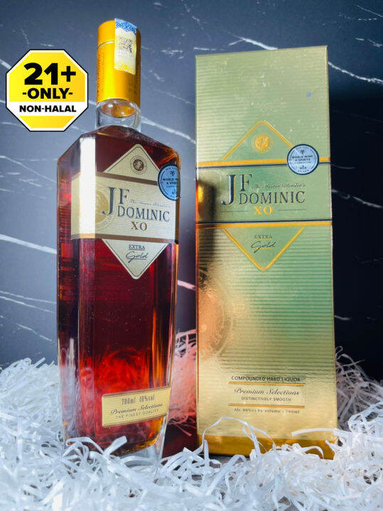 JF Dominic XO Extra Gold Premium Selections Distinctively Smooth 40%Alc ...