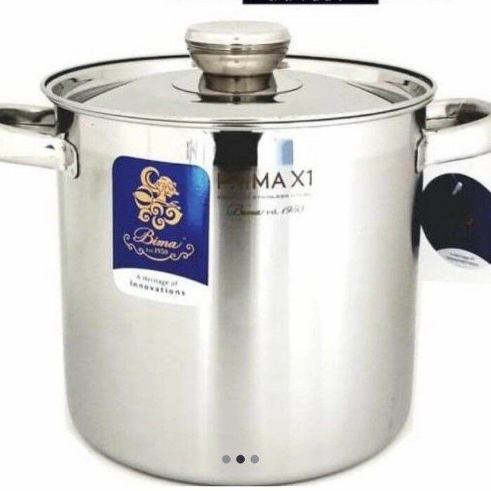Free Ongkir BIMA PRIMA X1 STOCKPOT 20 CM /62 Liter ~ Panci Tinggi ...