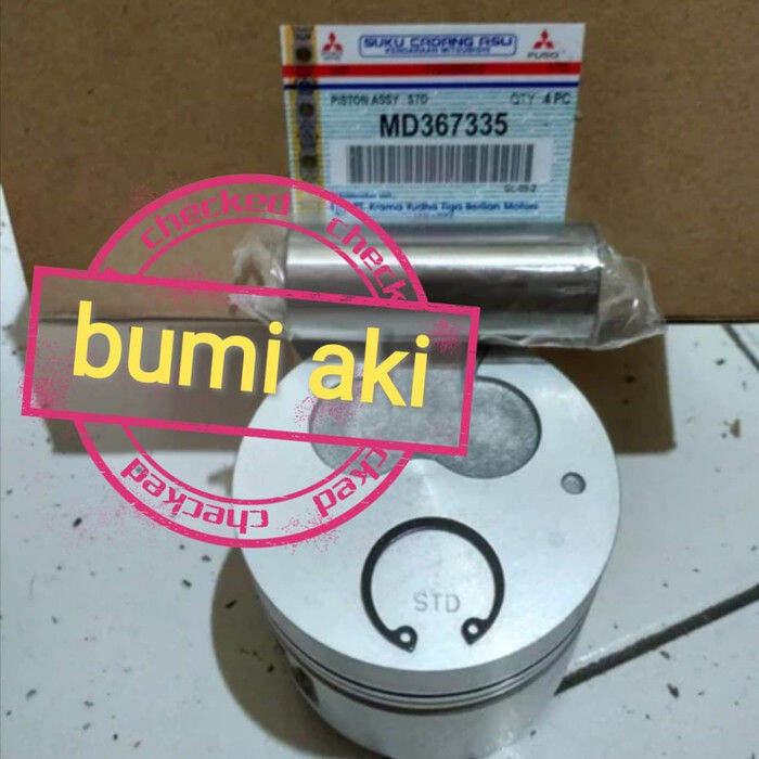 Piston Assy Set Seher Mitsubishi L039 New L300 Diesel Kuda Diesel ...