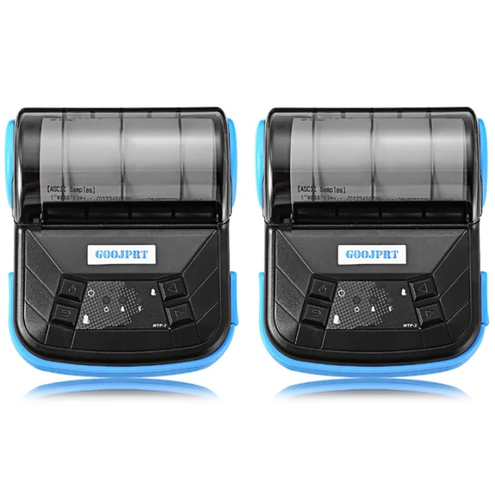 2X GOOJPRT MTP-3 80mm Bluetooth 2.0 Mini Thermal Printer Exquisite ...