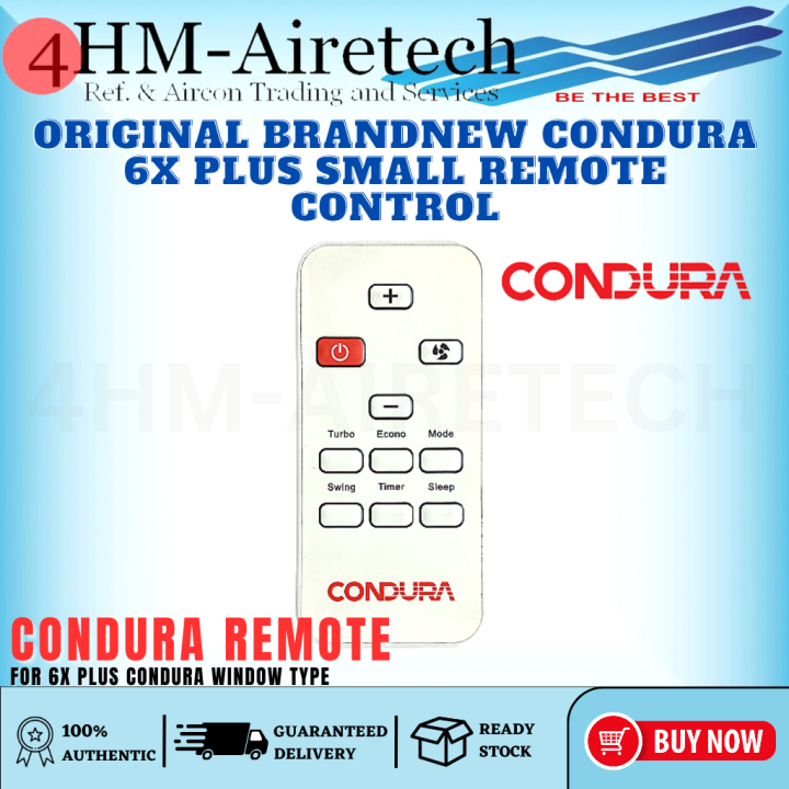 4HM [Original] Remote Control CONDURA for Air Condition Unit CONDURA 6X ...