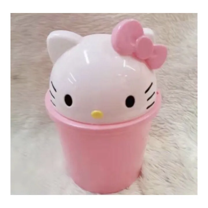 practical Hello Kitty Mini Trash can | Lazada PH