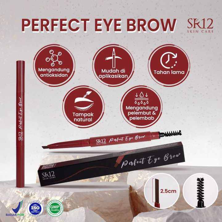 PERFECT EYE BROW SR12 BPOM/PENSIL ALIS MEWAH/TAHAN LAMA/MUDAH DIAPLIKASIKAN | Lazada Indonesia