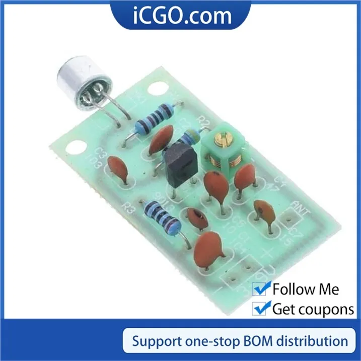 FM Transmitter Module Mini Wireless Microphone Ham Radio Frequency PCB ...