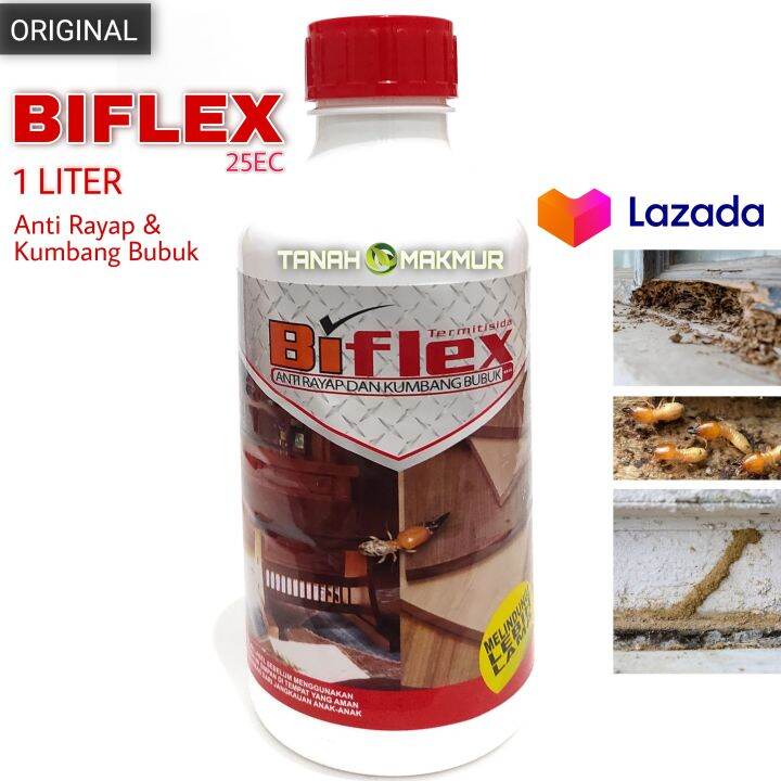 BIFLEX 1 LITER OBAT ANTI RAYAP PALING AMPUH RAYAP TETER KAYU BUBUK ...