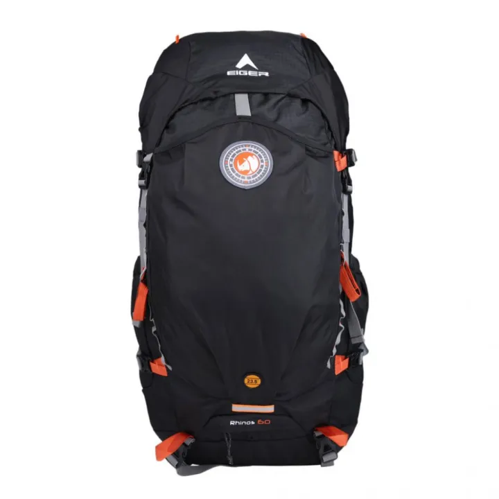 CARRIER EIGER RHINOS 60L ORIGINAL TAS GUNUNG EIGER RHINOS 60L BACKPACK TAS HIKING OUTDOOR TAS ...