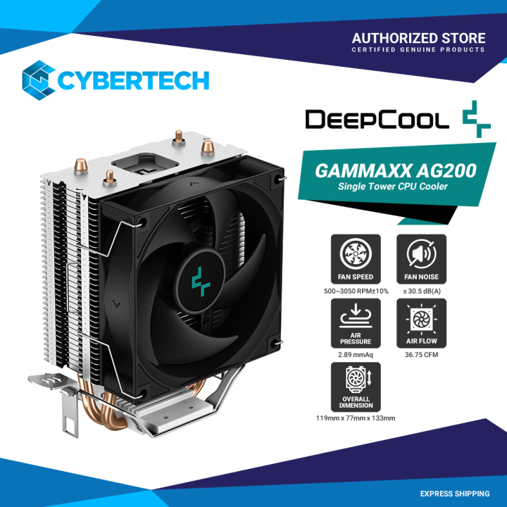 Deepcool Gammaxx AG200 - Compact Single Tower CPU Cooler | Lazada PH