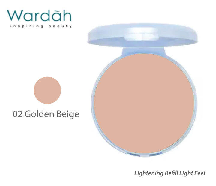 Wardah Refill Lightening TWC Light Feel 02 Golden Beige by Galeri Bunda ...