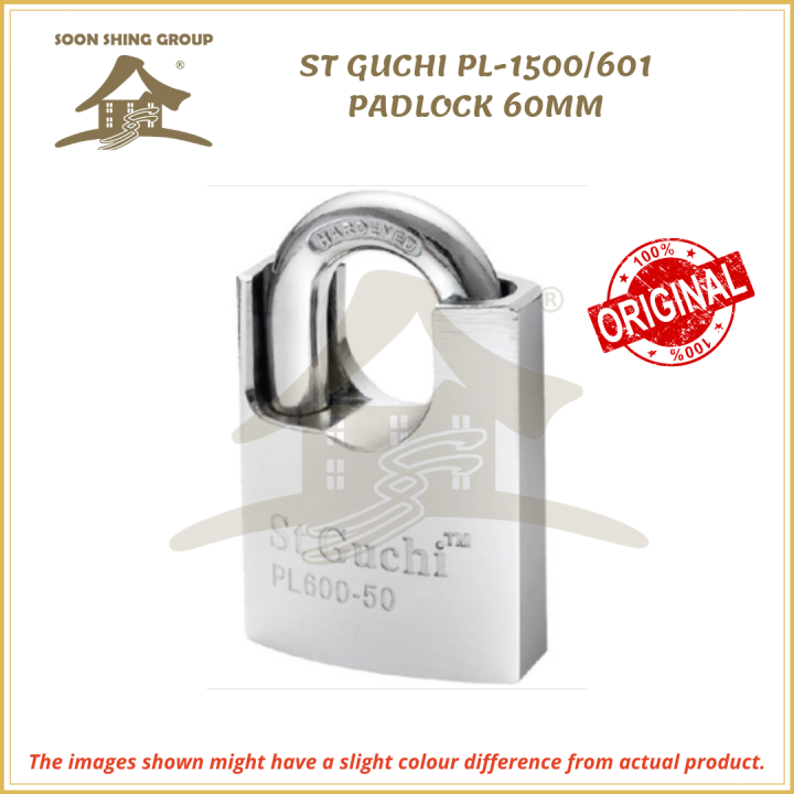 ST GUCHI PL-1500/601 PADLOCK 50mm | Lazada