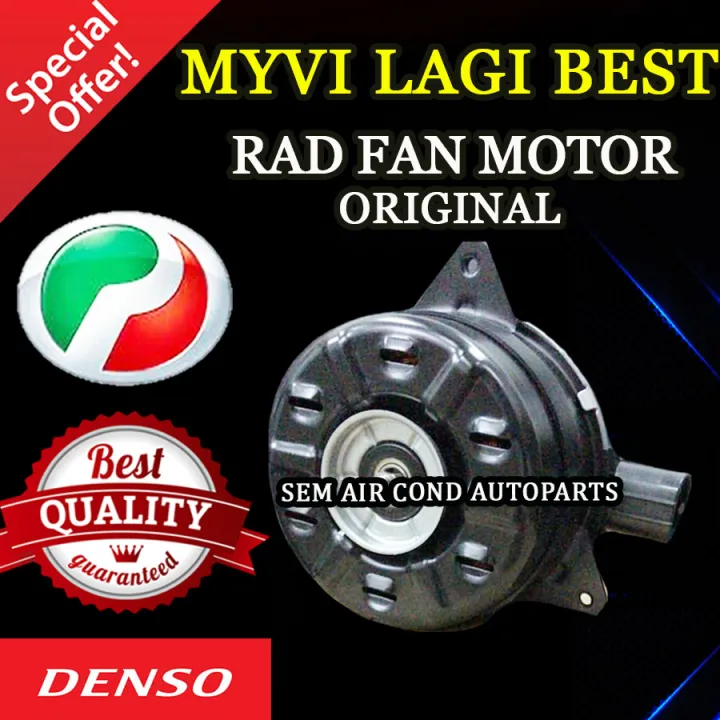 PERODUA MYVI LAGI BEST ORIGINAL DENSO RAD/ RADIATOR FAN MOTOR (CAR ...