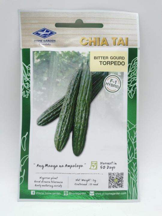 BITTER GOURD TORPEDO SEEDS BY CHIA TAI ( ORIGINAL GARDEN PACK ) | Lazada PH