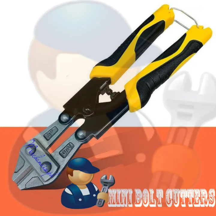 8 Inch Two Colors Handle Mini Bolt Cutter Steel Wire Cutter Pliers ...