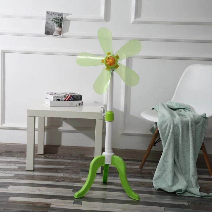 ALS 5 Blades Stand Fan Portable Floor Fan Foldable Stand Fan Electric ...