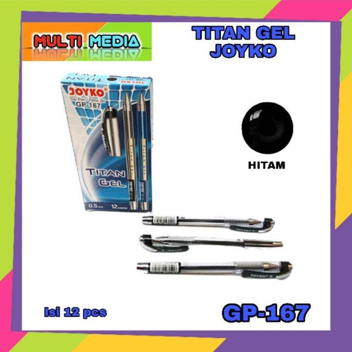 PULPEN / PENA GEL / TITAN GEL / GEL PEN JOYKO GP-167 | Lazada Indonesia