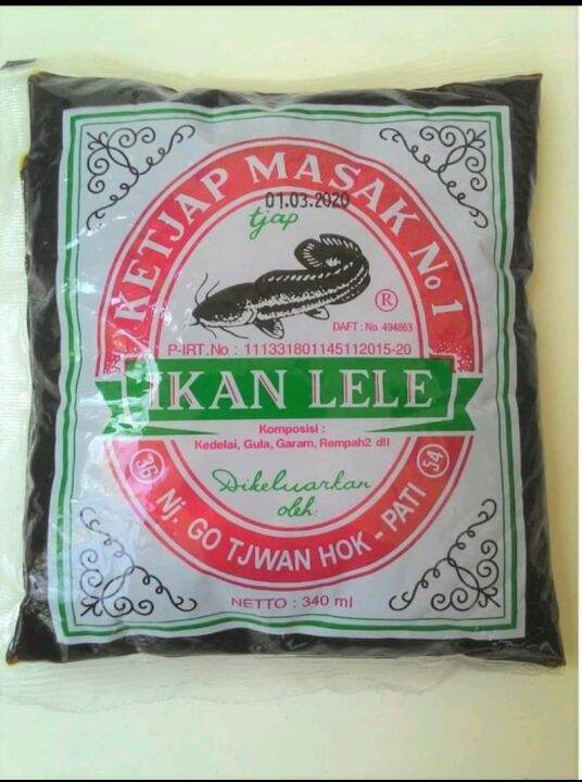kecap cap lele original enak khas pati/kecap manis/fagen snack/kemasan ...