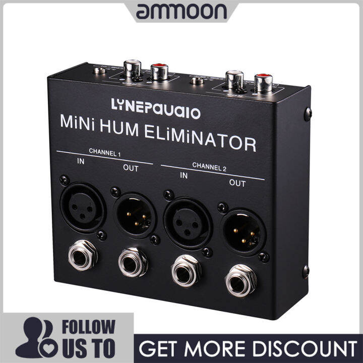 [ammoon]LYNEPAUAIO Compact Hum Eliminator Box 4 Channel Passive Buzz ...