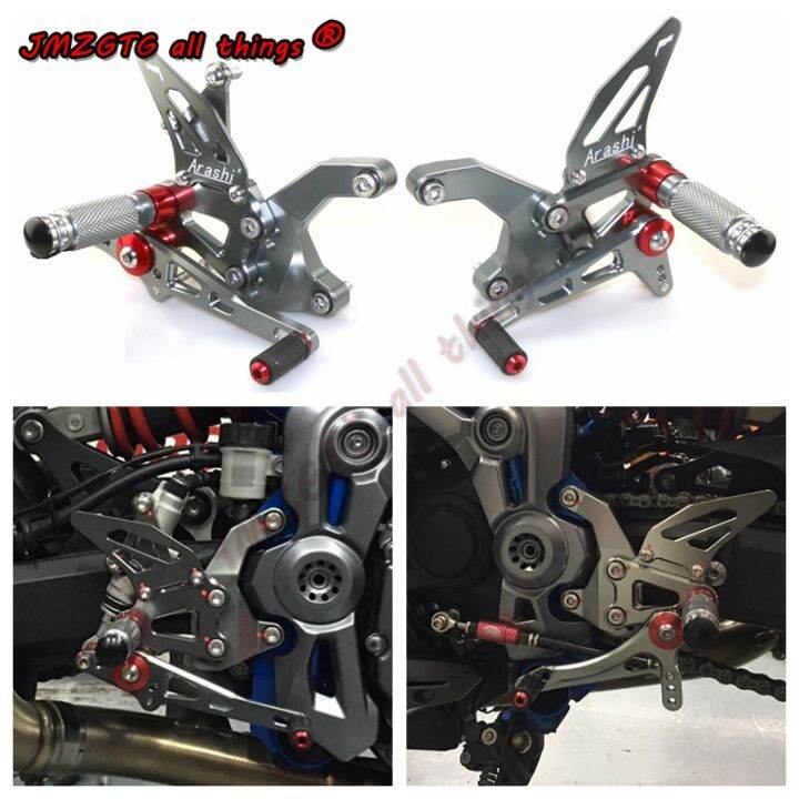 CNC Adjustable Rear Set Rearsets For KAWASAKI Z900 2017 2018 2019 Foot ...