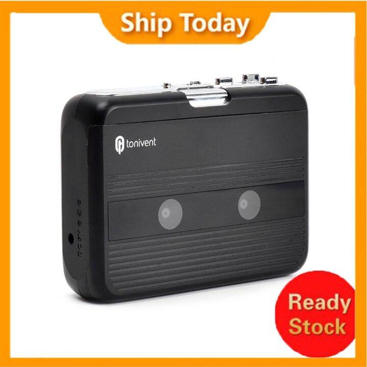 Mini Cassette Player Tape Record Fm Radio With 3.5mm Headphone Jack ...