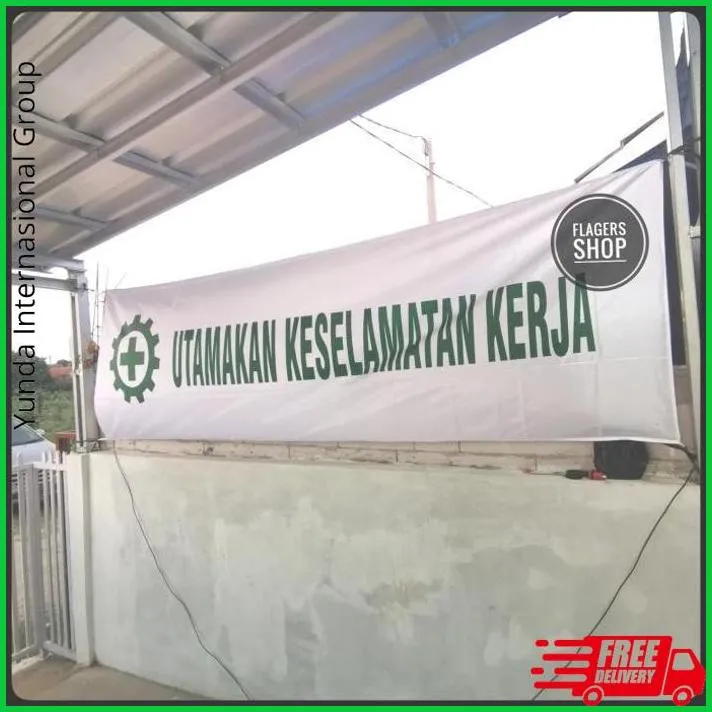 Spanduk Keselamatan/Spanduk K3 1X3 Meter Terbaik Dikelasnya | Lazada ...