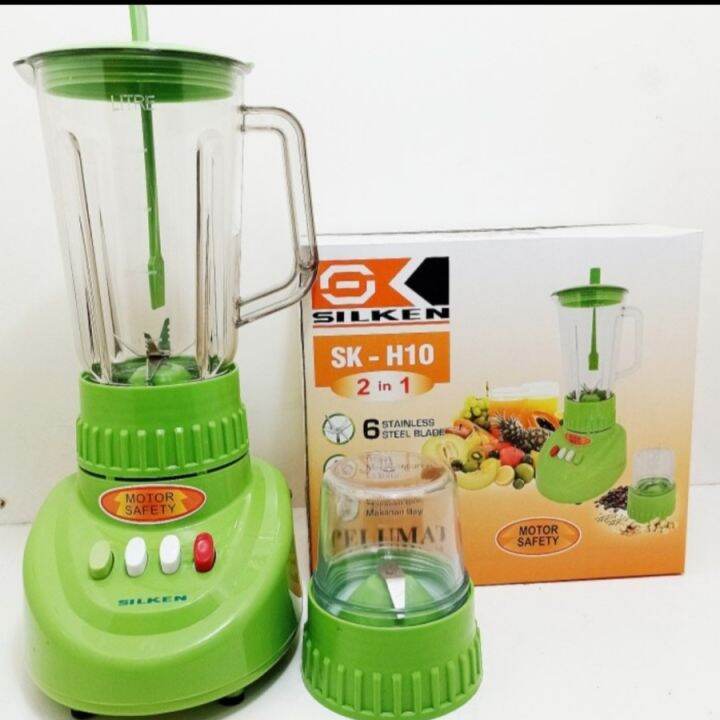 Blender 2in1 Yasaka / silken SK-H10 Blender Glas Plastik Murah | Lazada Indonesia