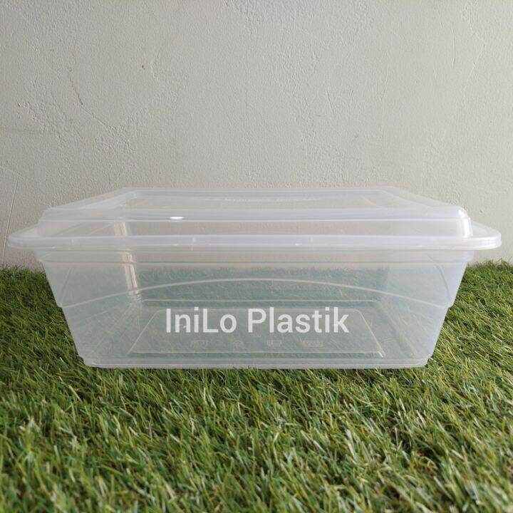 Thinwall Rect DM 4000ml / Tempat Makan Thinwall 4000 ml [1pack] | Lazada Indonesia