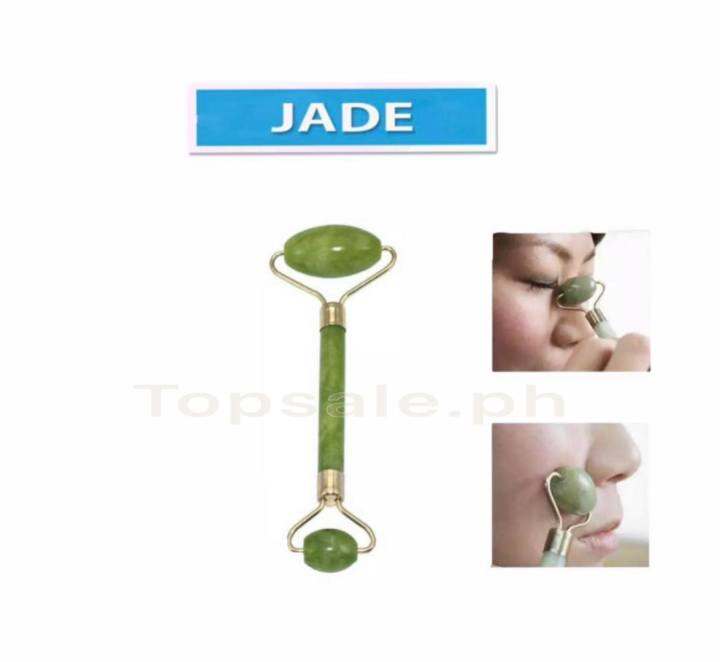 Natural JADE Massage Roller Face Body SPA Massage Tool Set | Lazada PH